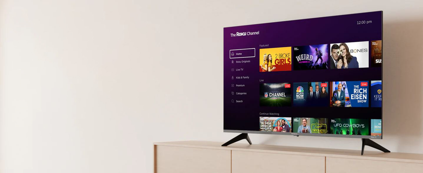 Westinghouse EX Series 43" Edgeless HD Roku TV (WR43EX2300, 2024) - Newegg.com